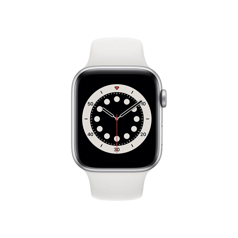 Apple Watch Series 6 GPS + Cellular, Aluminiumgehäuse 44 mm Silber mit ...